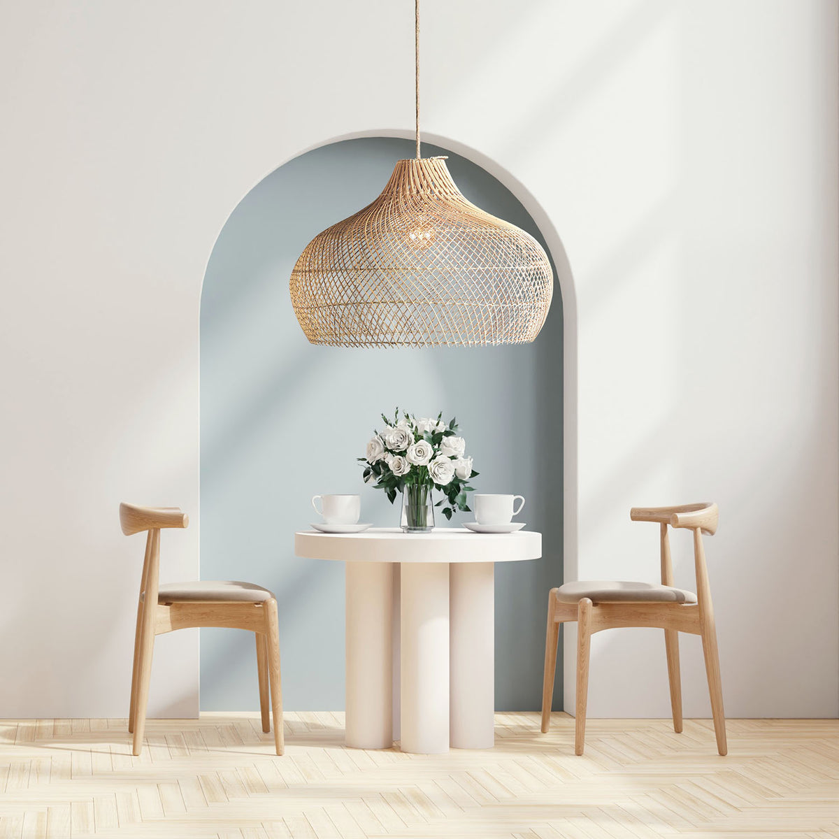 All Bamboo Pendant Light at Rowabi