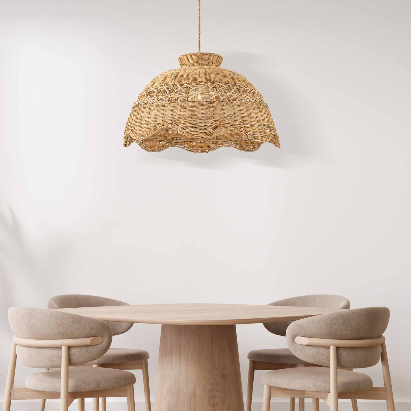 Le Perle Rattan Pendant Light