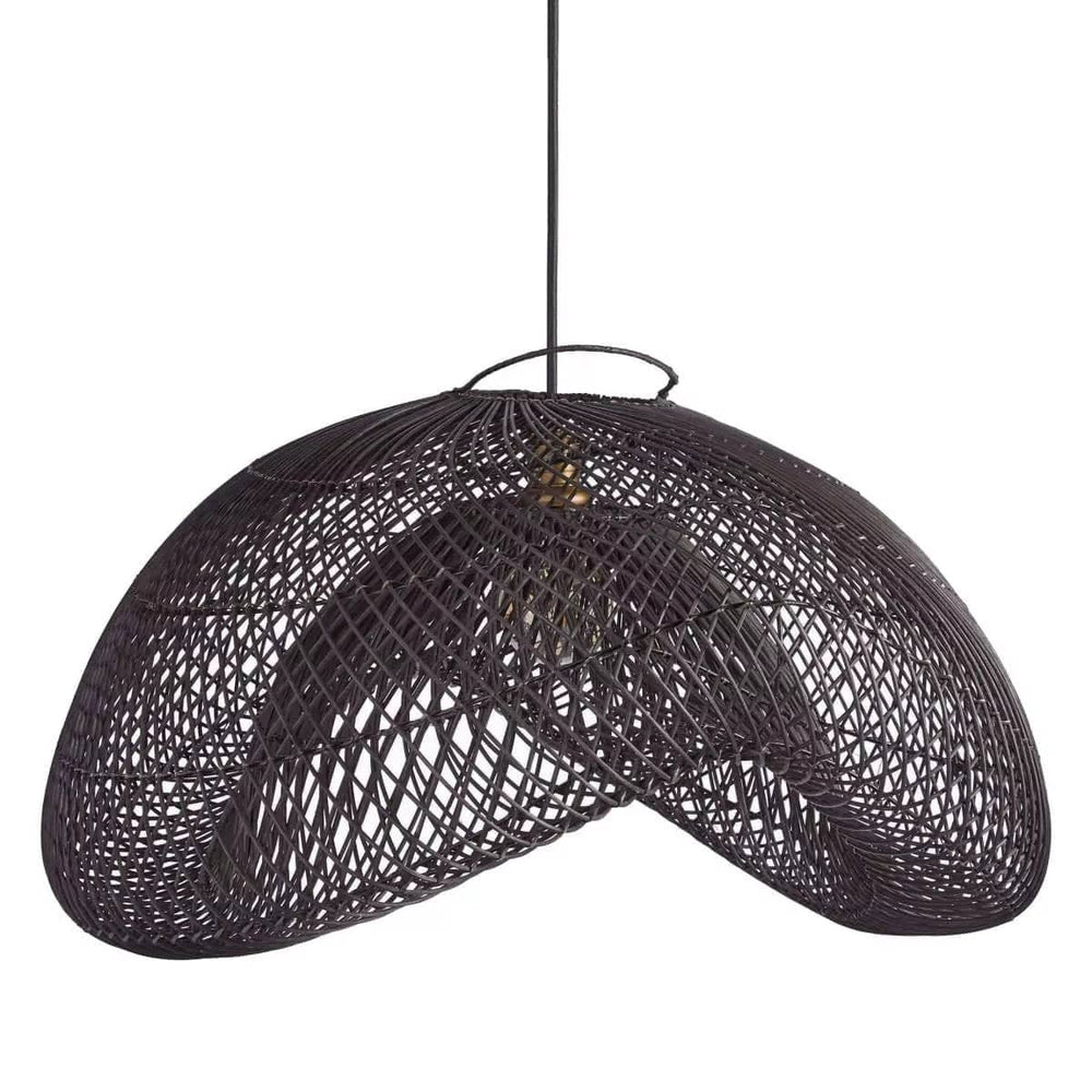 All Rattan Chandelier